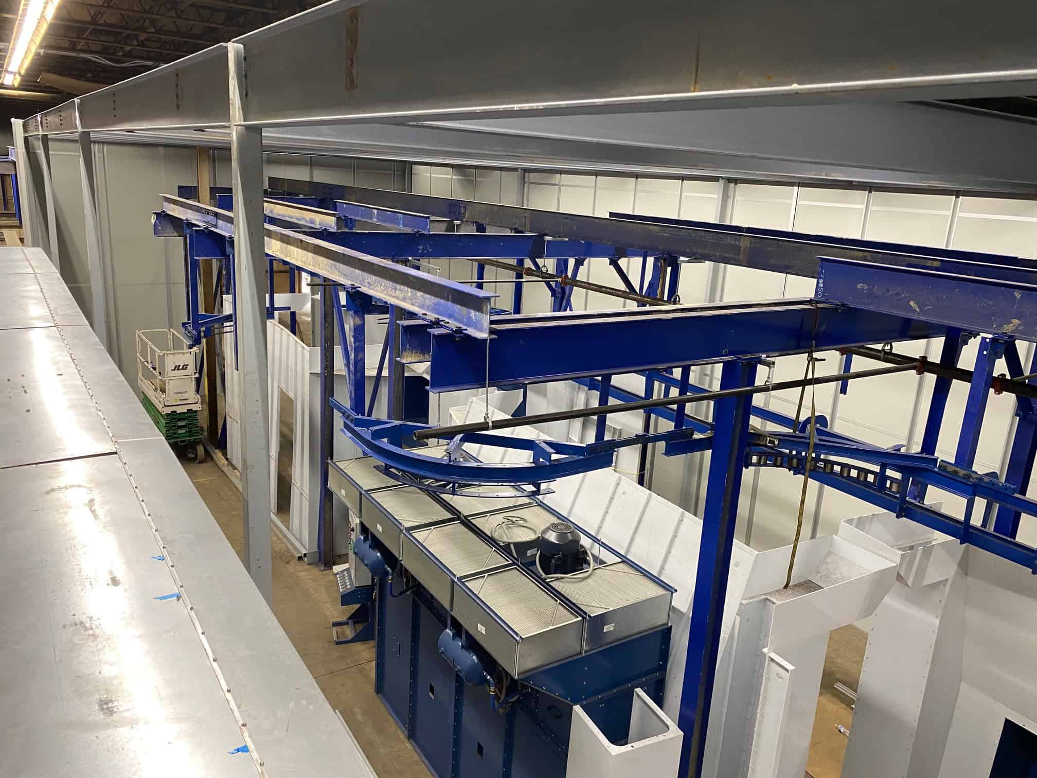 Powder Paint Line Machine Enclosure for Belco Industries - Porta-King